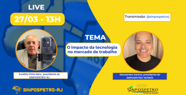 Live na Pista: “O impacto da tecnologia no mercado de trabalho”