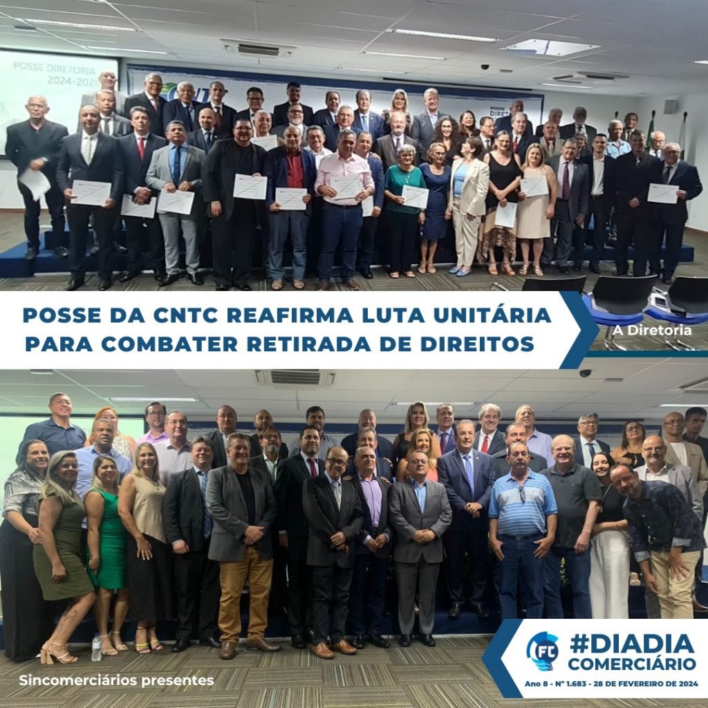 Diretoria da CNTC toma posse e reafirma luta unitária - Rádio Peão Brasil